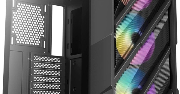 Buy Antec DP503 ATX Mid Tower PC Case, Type-C Gen2, 3 x 120mm ARGB Fans ...