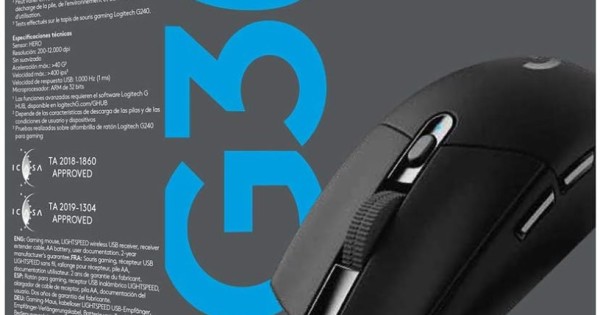 Buy Logitech G305 Black Wireless Gaming Mouse in Egypt | CompuArtStore